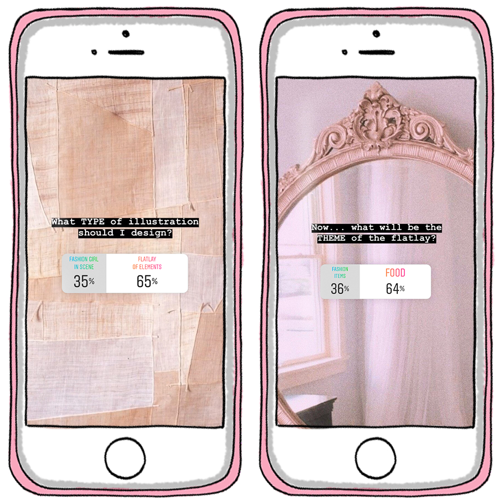 Instagram Controls My Illustration - Laura Jade Prado