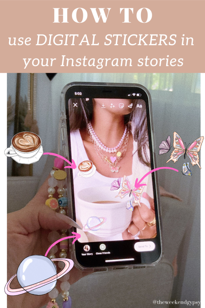 How to use digital stickers in your Instagram stories - Laura Jade Prado