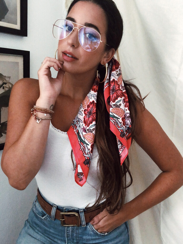 Ways to Wear a Square Scarf – Style Sessions - Laura Jade Prado