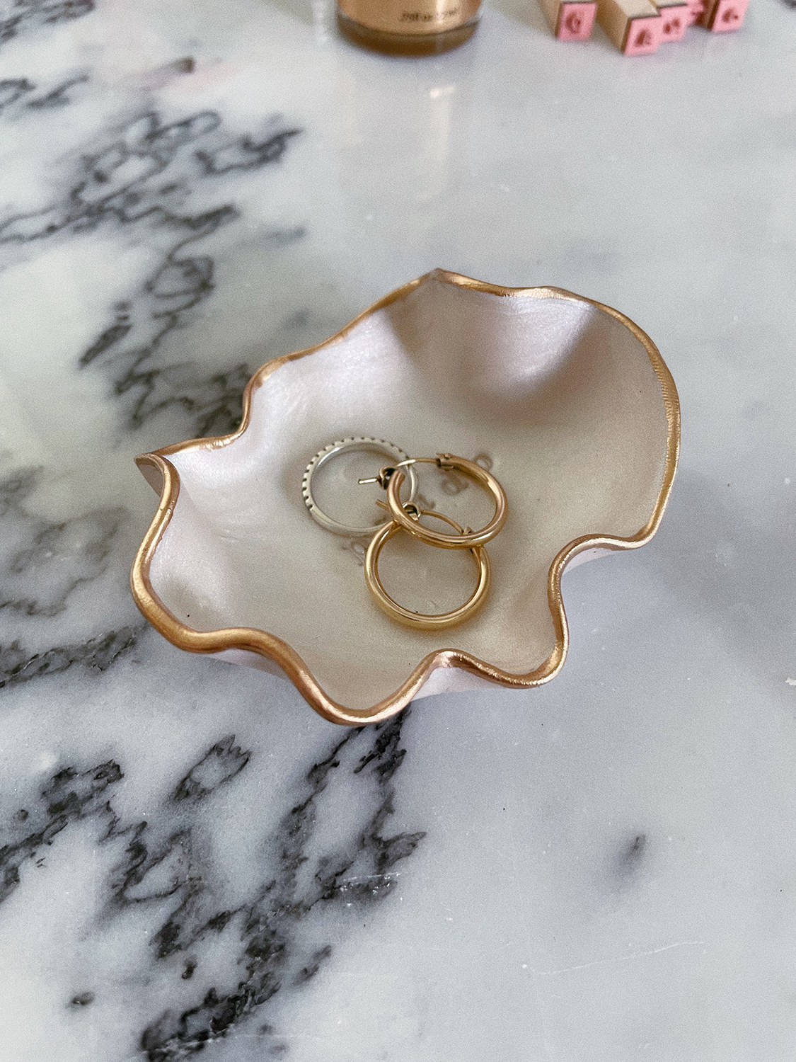 DIY Wavy Clay Trinket Dish - Laura Jade Prado