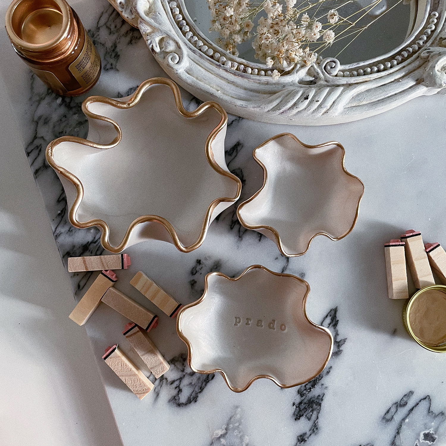 DIY Wavy Clay Trinket Dish - Laura Jade Prado