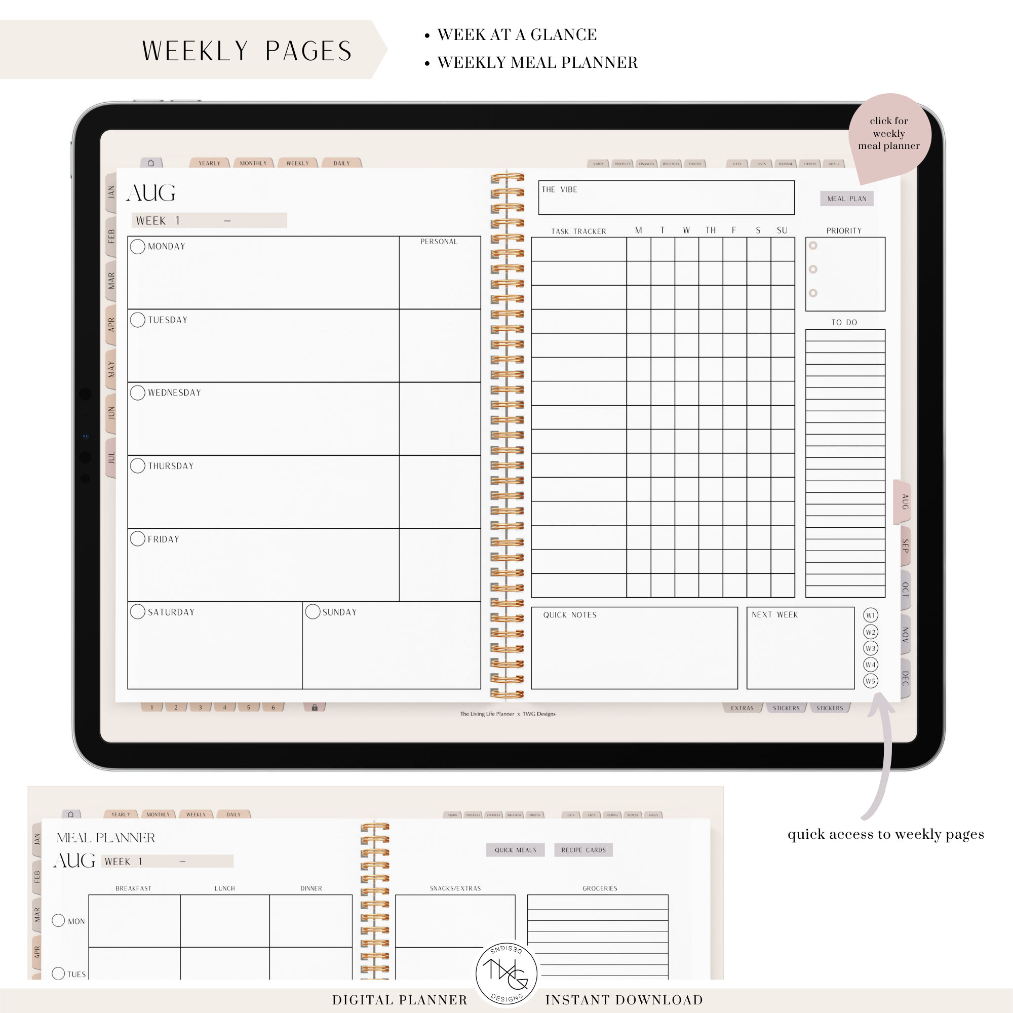 What is a Digital Planner? | Flip Through + Beginner Tips - Laura Jade ...