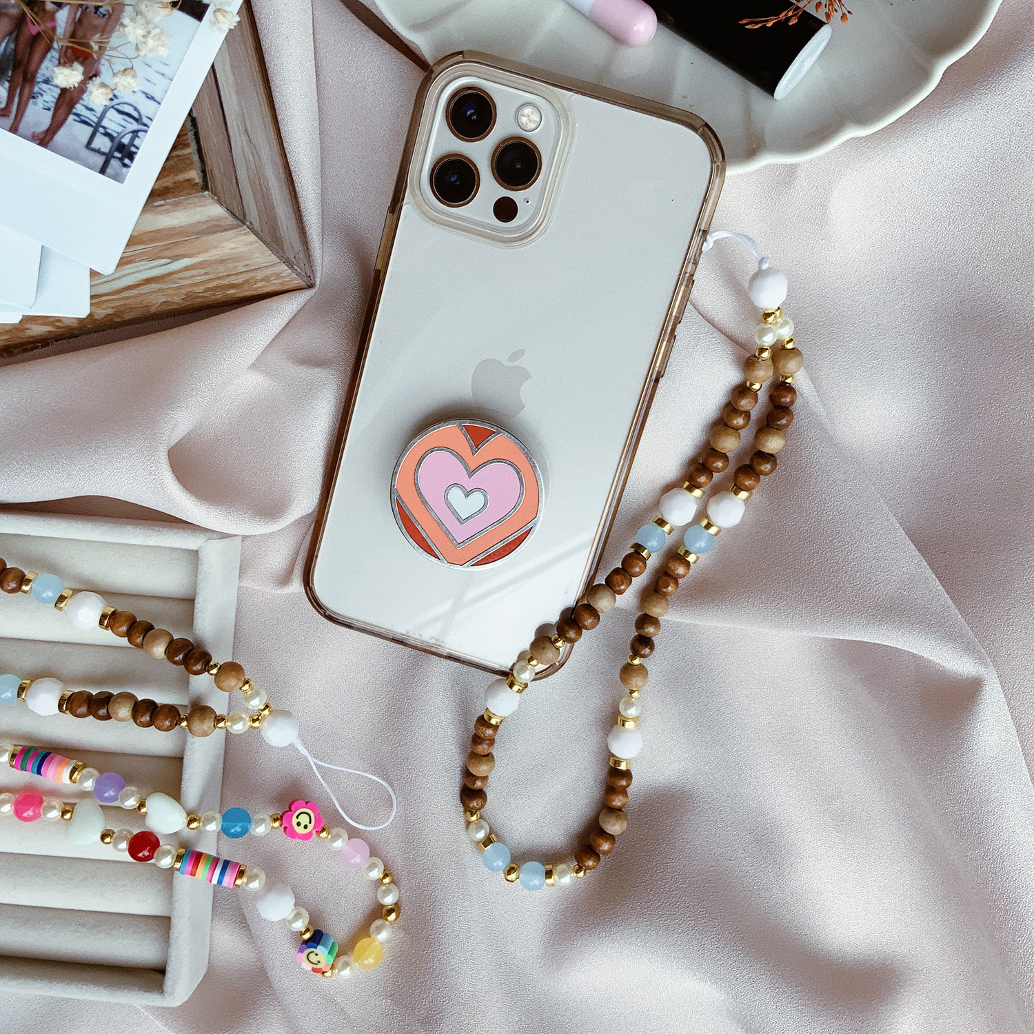DIY Beaded Phone Charm Strap - Laura Jade Prado