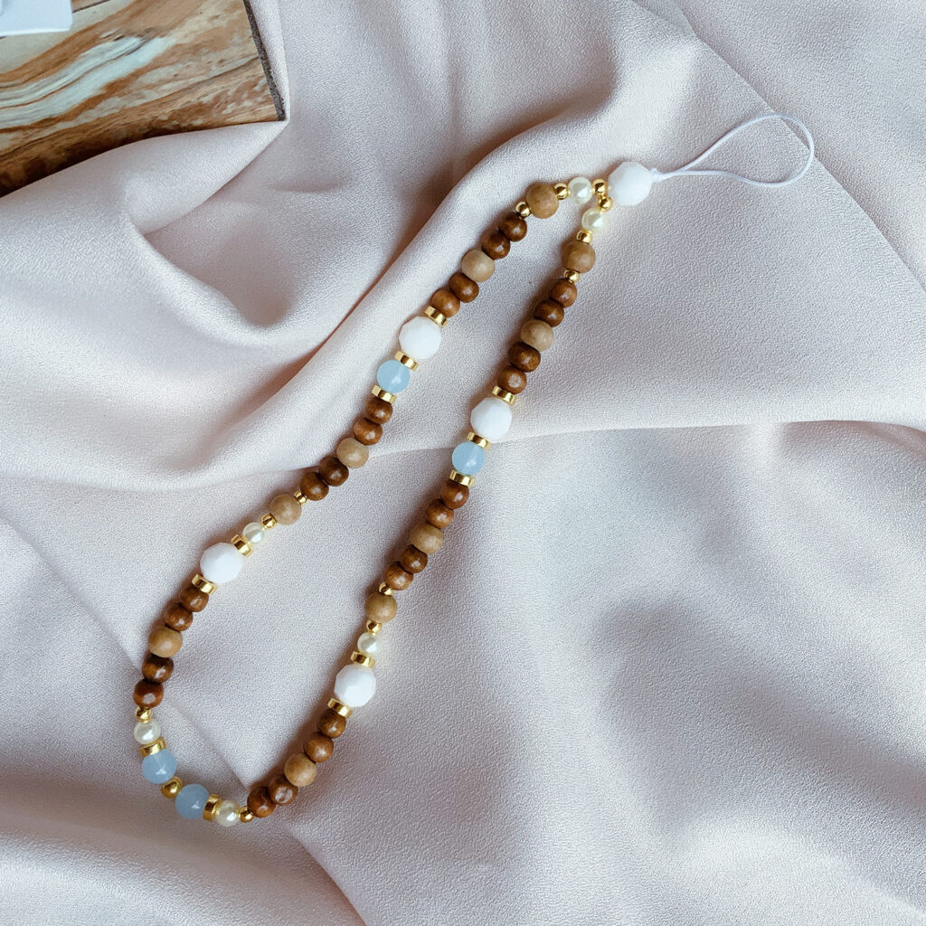 DIY Beaded Phone Charm Strap - Laura Jade Prado