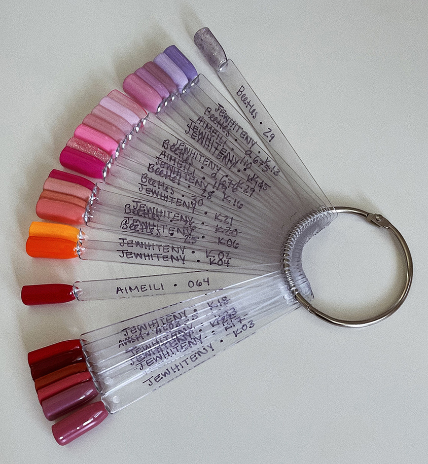 Colorful French Tip Summer Nails + Making Gel Swatch Sticks - Laura ...