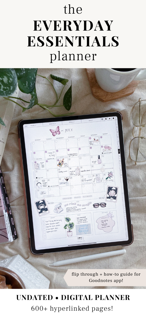 The Everyday Essentials Digital Planner | Flip Through + Demo - Laura ...