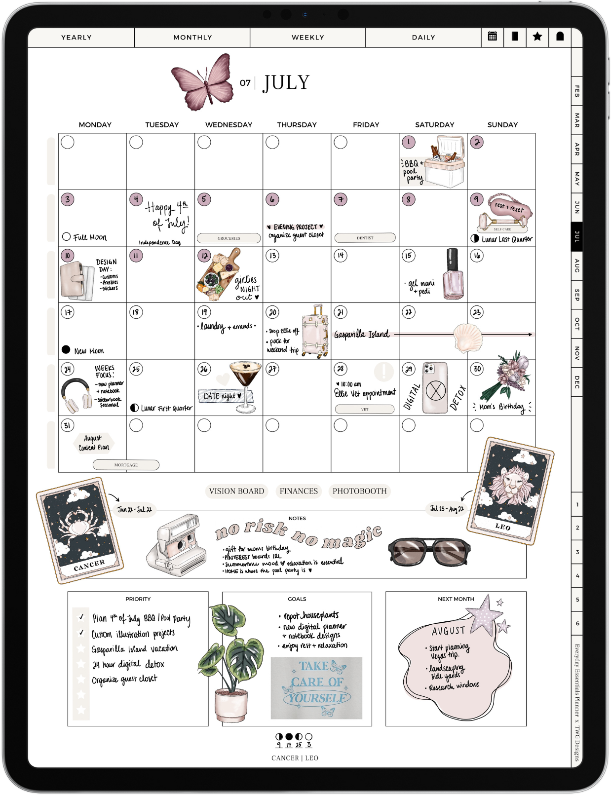 The Everyday Essentials Digital Planner | Flip Through + Demo - Laura ...