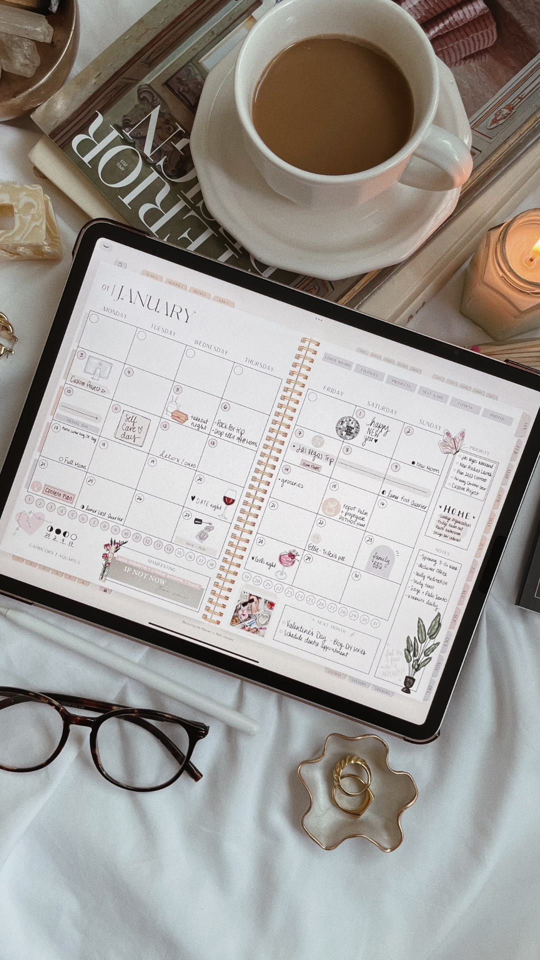 The Peace of Life Digital Planner | Flip Through + Demo - Laura Jade Prado