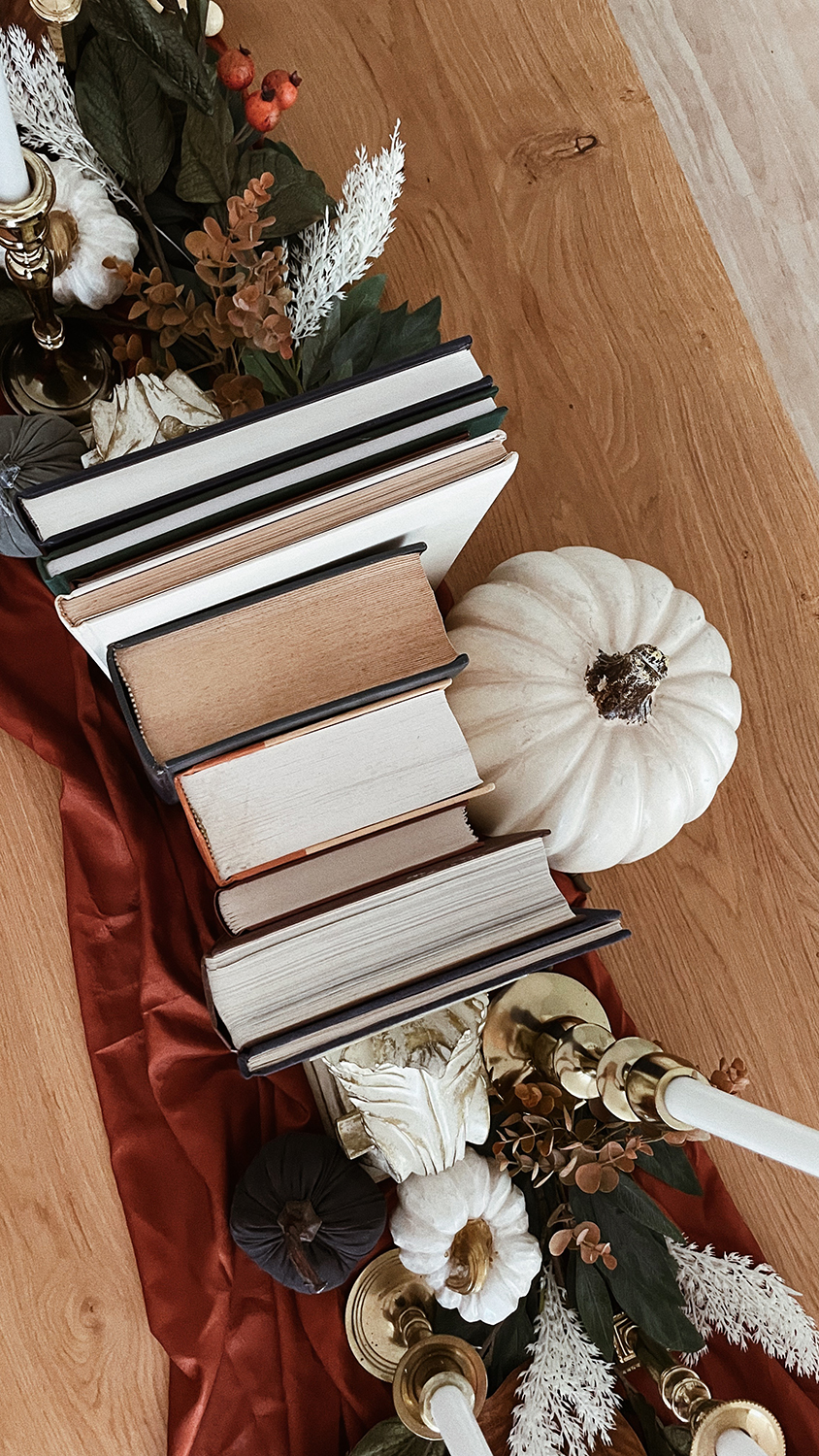 Dark Academia Tablescape | Fall Decor - Laura Jade Prado