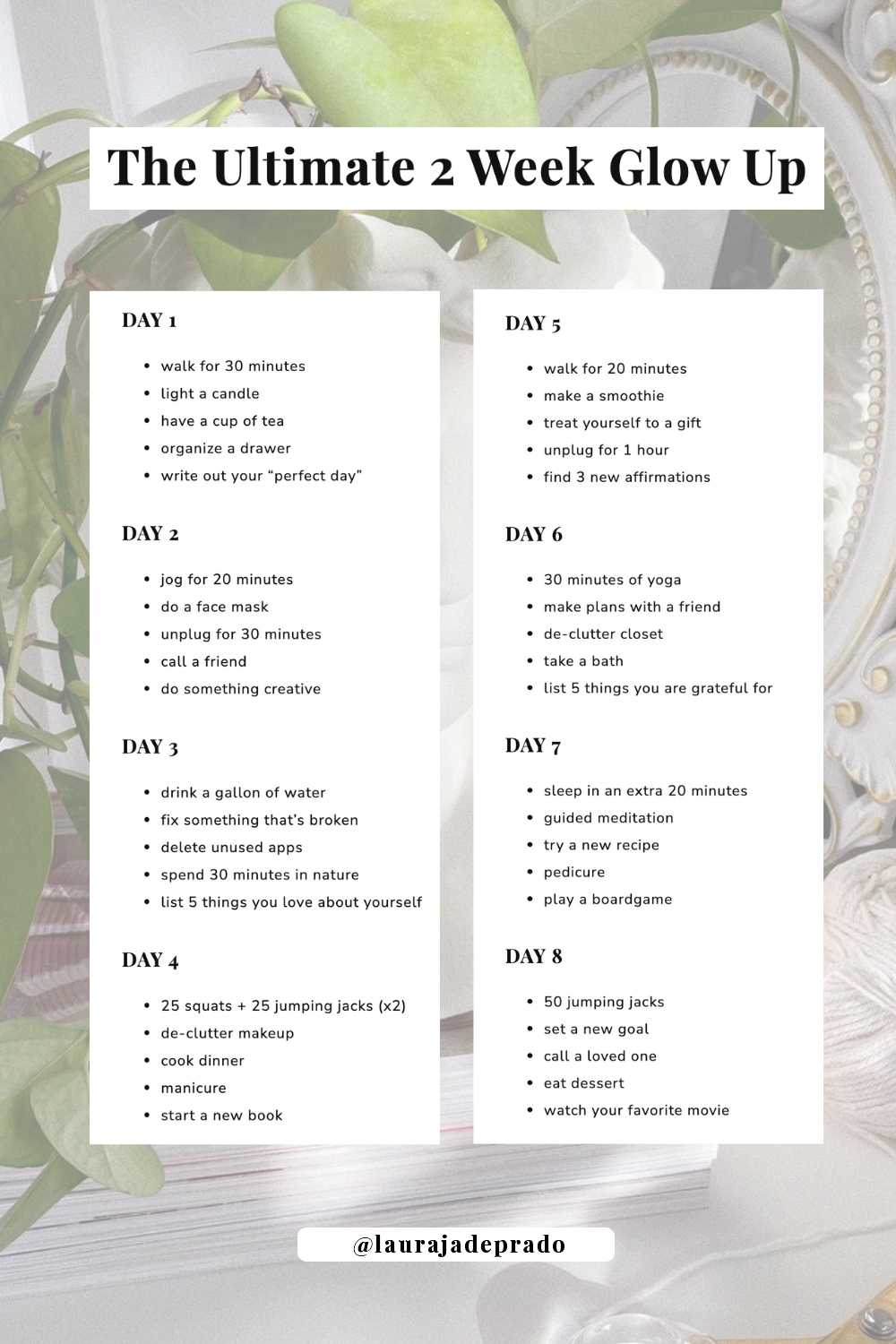 The Ultimate 2 Week Glow Up Guide | Lifestyle - Laura Jade Prado