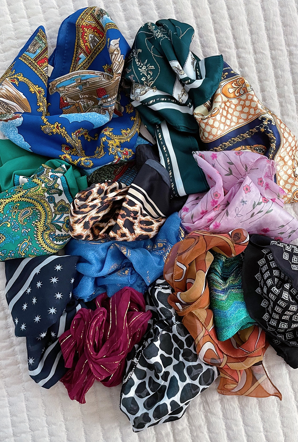 DIY Pearl Scarf Necklace | A Classic and Versatile Accessory - Laura ...