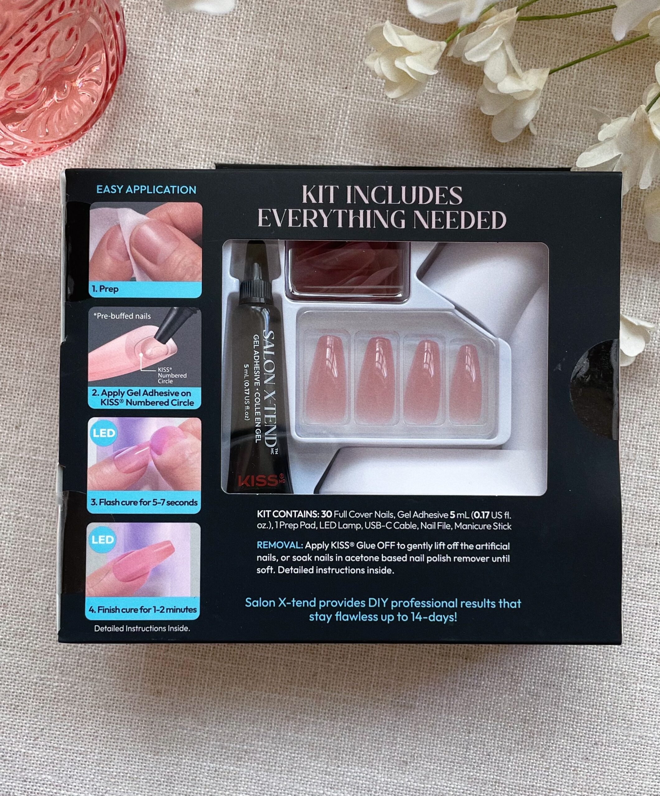 Kiss Salon X-Tend LED Soft Gel Nail Kit | Application and Review ...