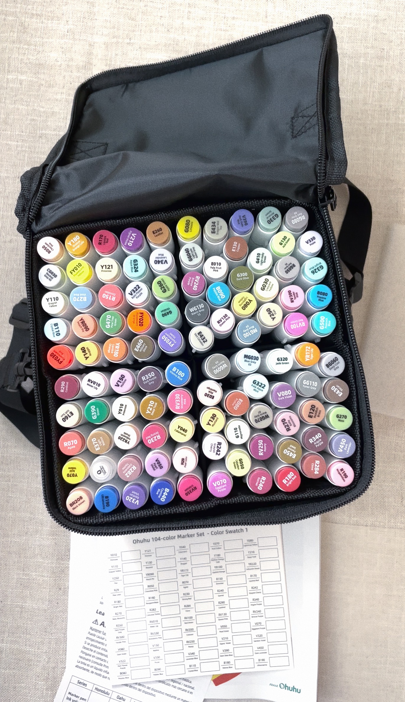 Ohuhu Alcohol Markers | Color Swatches and First Impression Review ...