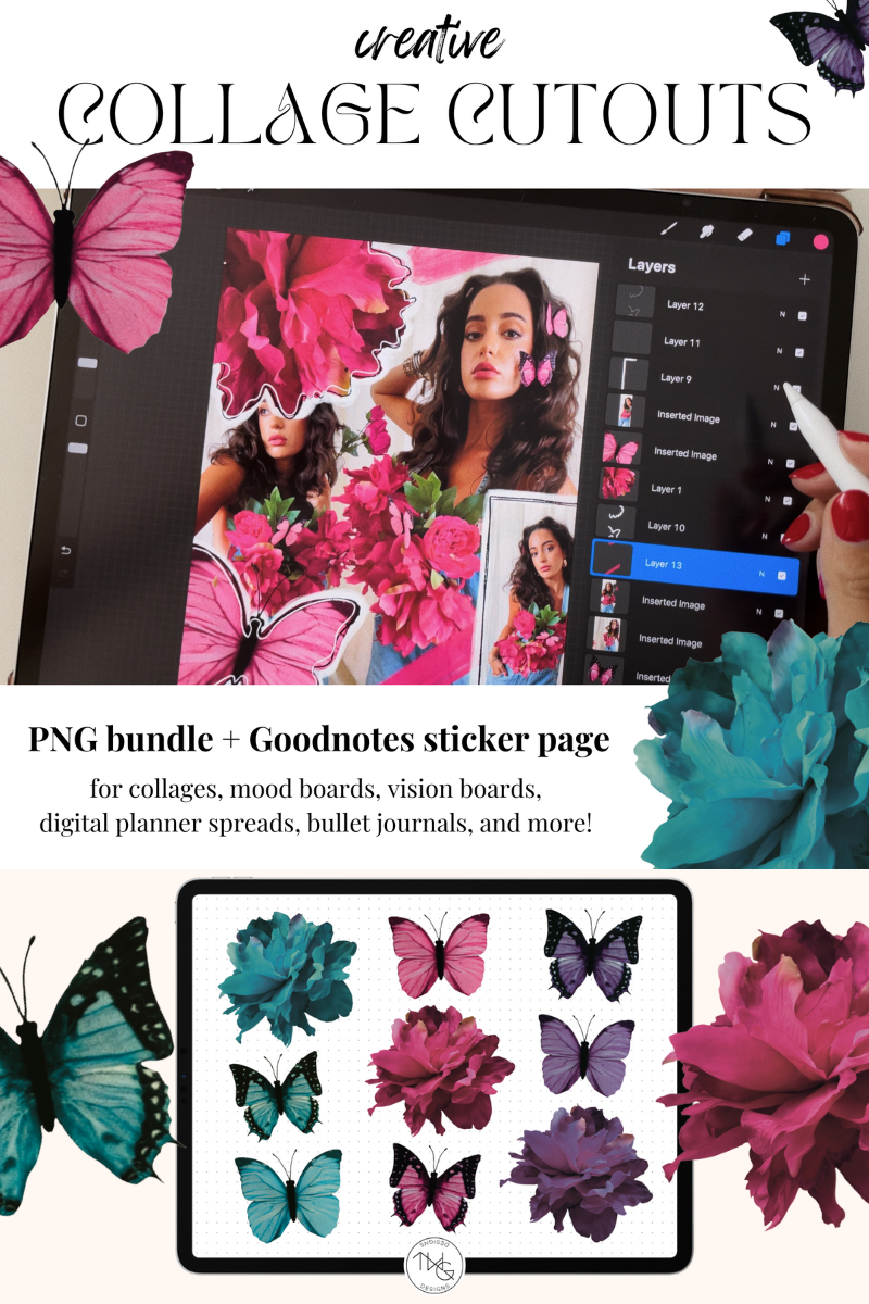 Creative Self Portraits | Free Collage Elements - Laura Jade Prado