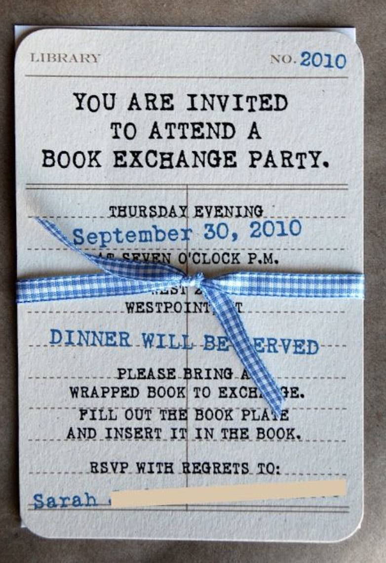 How to Host a Charming Book Swap Party | Party Planning - Laura Jade Prado