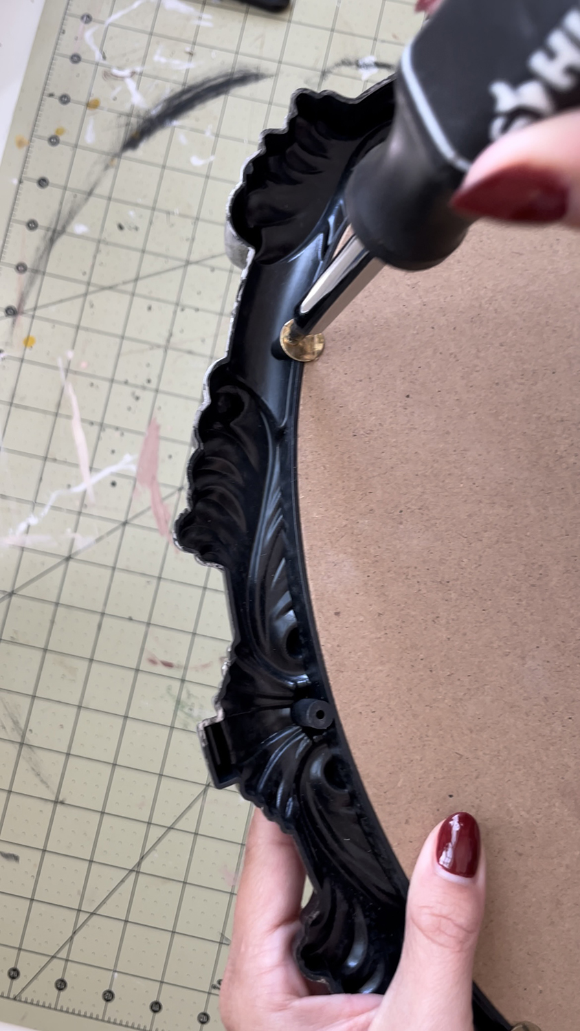 DIY Halloween Frames | Moody Skeleton & Snake Decor - Laura Jade Prado