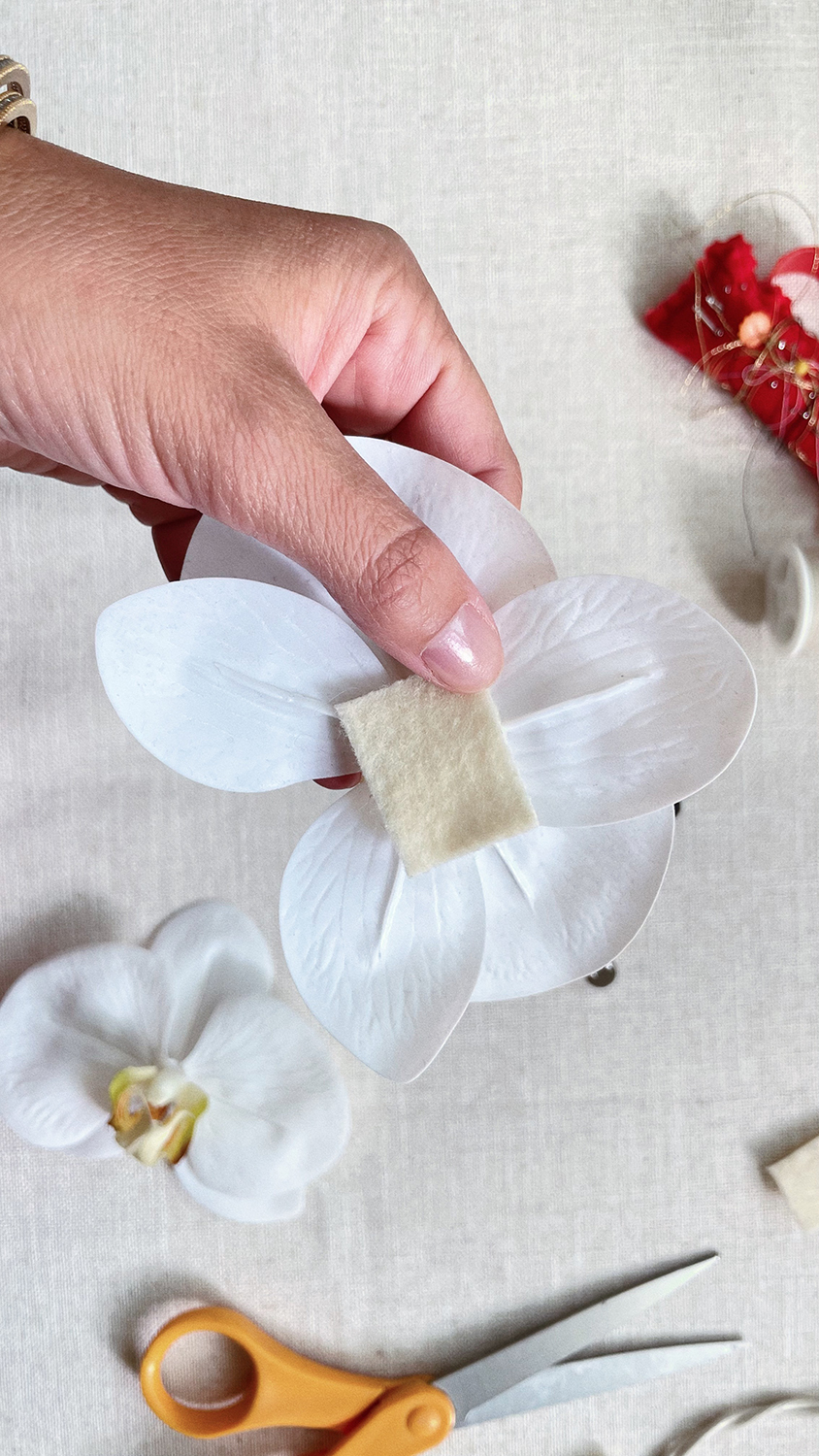 DIY Shoe Clips | Orchid Flower Heels - Laura Jade Prado