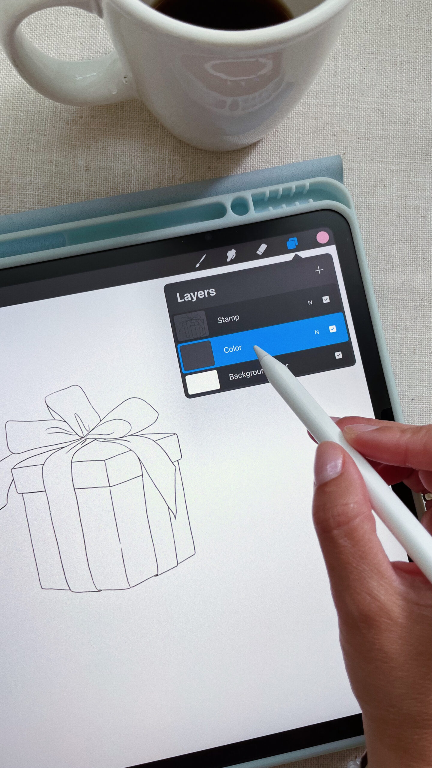How To Use Procreate Stamp Brushes | For Digital Art & Coloring - Laura ...