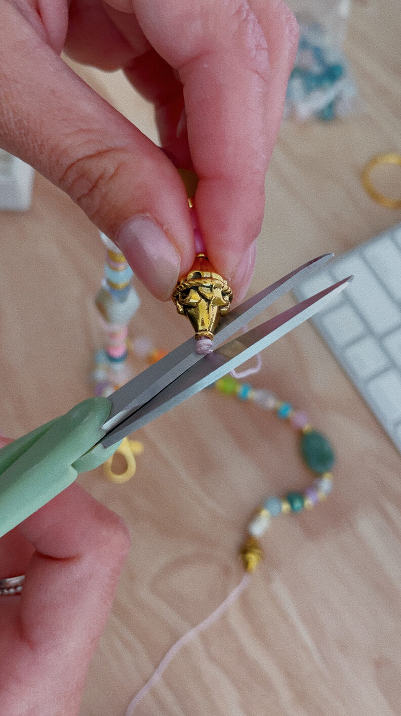 DIY Keychain Craft: How to Make a Beaded Keycharm at Home - Laura Jade ...
